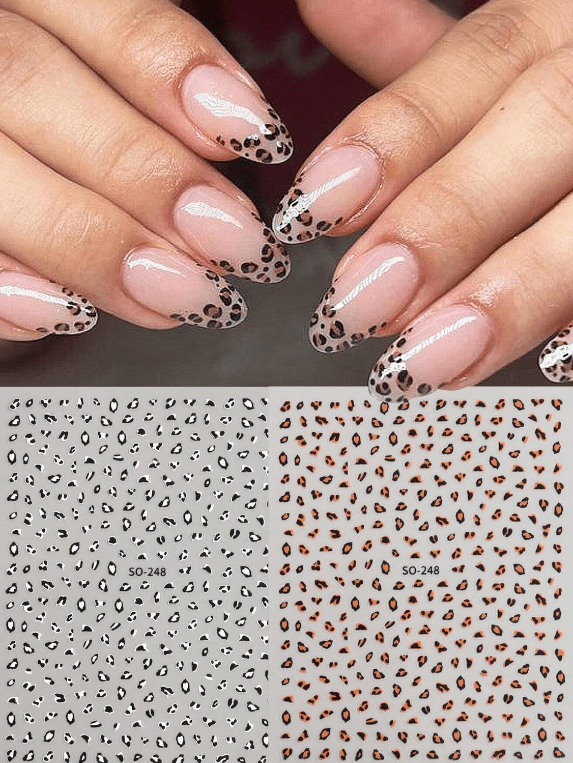 Tiny 2D Leopard Decals - 2 piece – DK BEAUTY